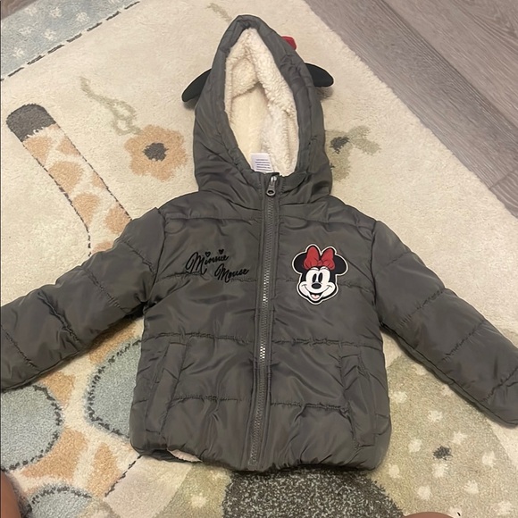 Disney | Jackets & Coats | Disney Gray Minnie Mouse Kids Jacket | Poshmark
